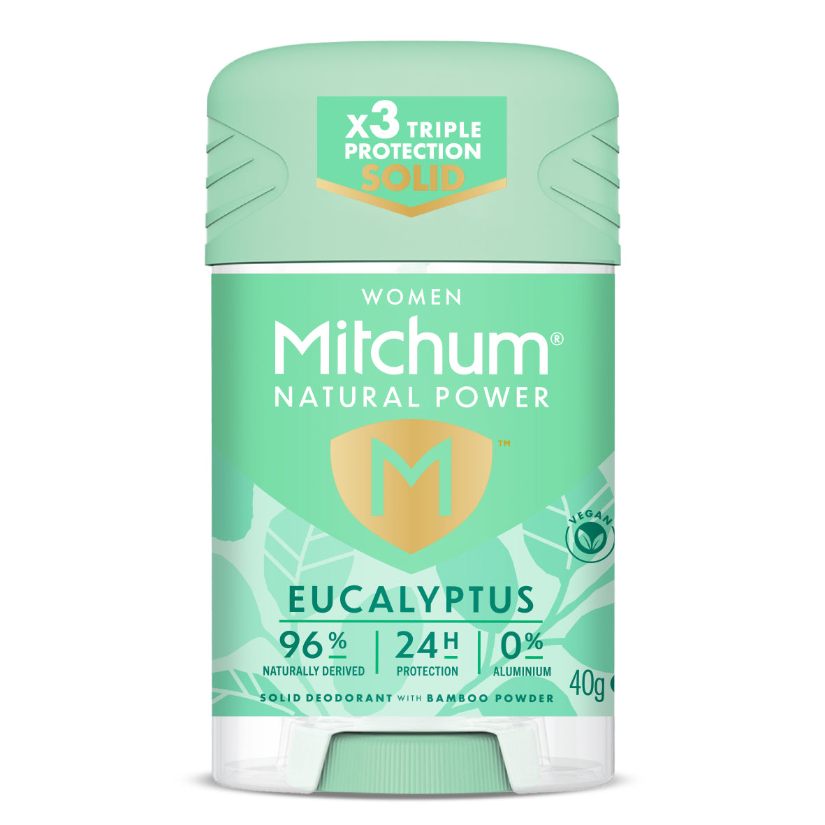 MITCHUM Women 24H Natural Power Solid Stick Eucalyptus 40gr – mitchprod