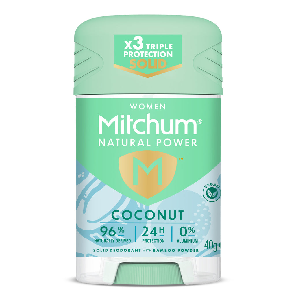 MITCHUM Women 24H Natural Power Solid Stick Coconut 40gr – Mitchum